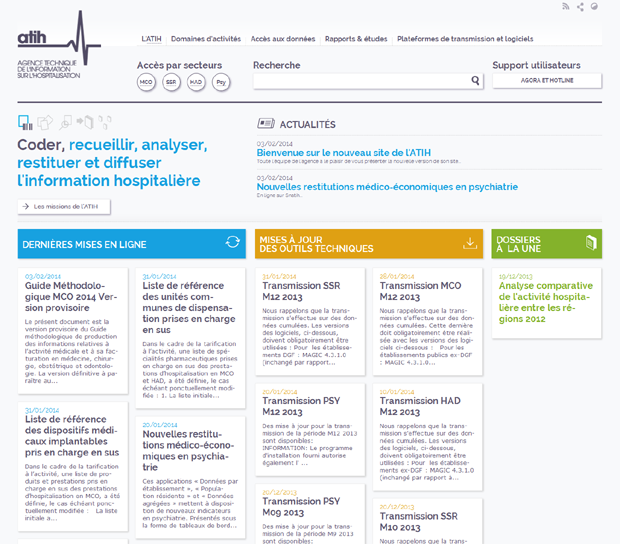 L'ATIH lance son nouveau site web - Buzz-esanté