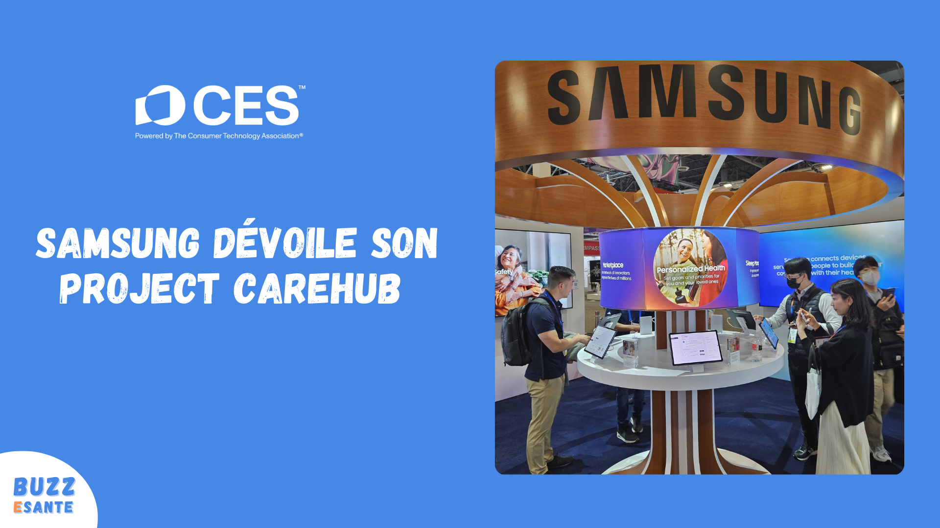 [Vu au CES] Samsung dévoile son Project CareHub - Buzz-esanté