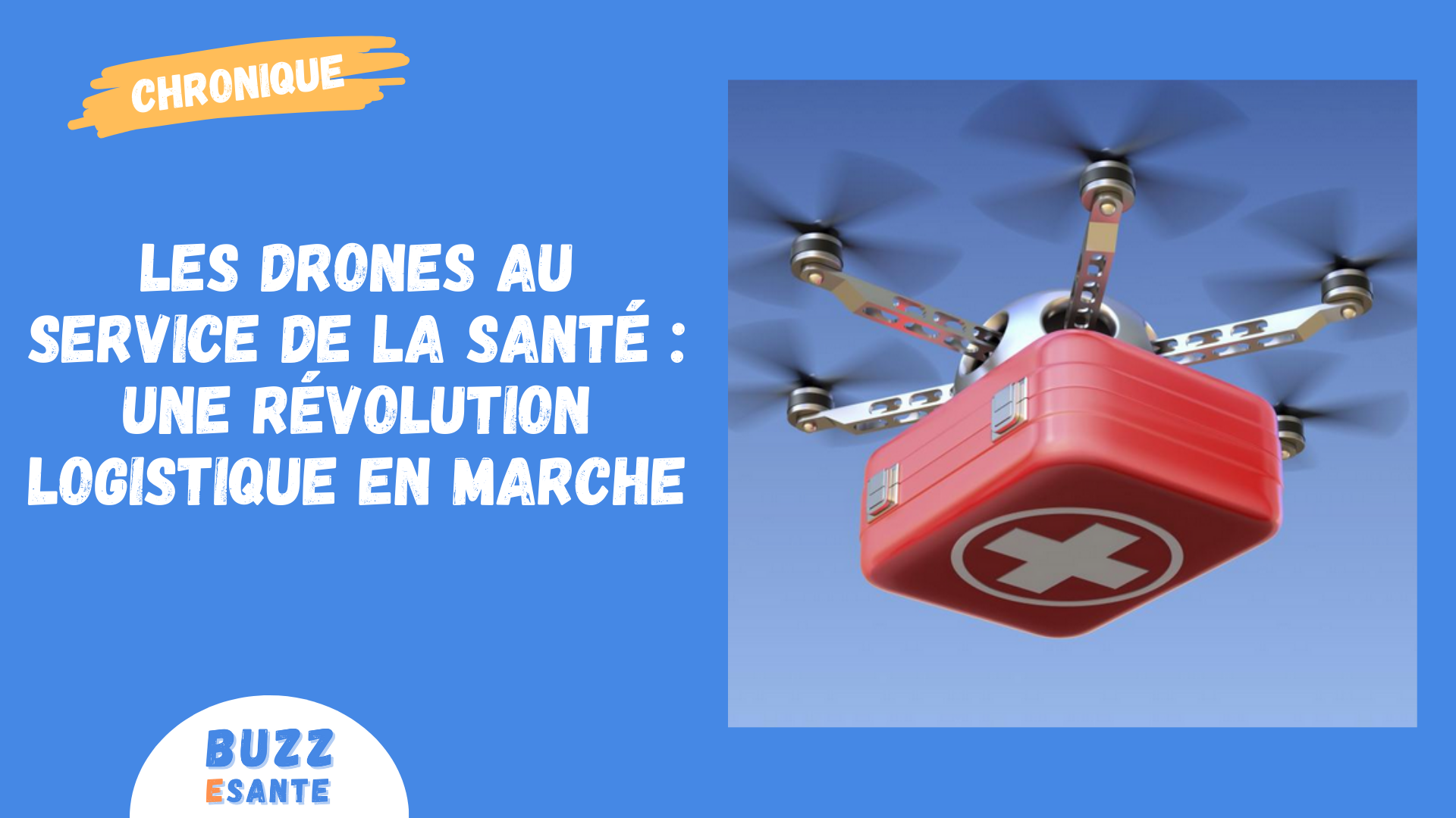 [Chronique] Les drones au service de la santé : une révolution ...